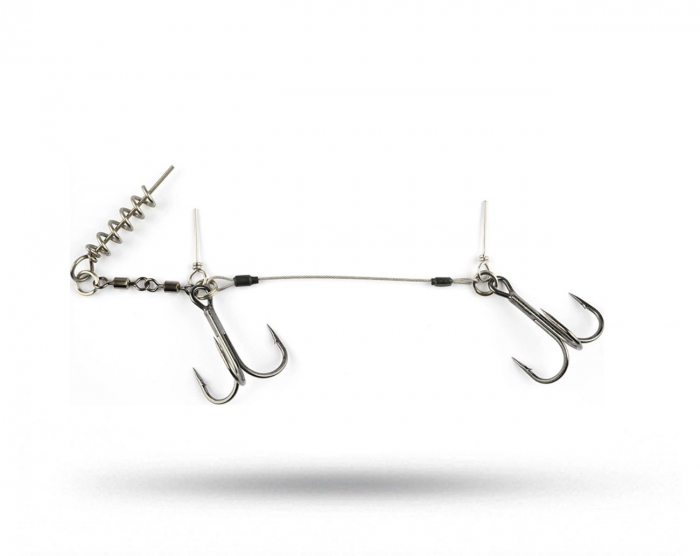 Darts Pike Rig Wire Shallow XL | Krok & Småplock - Stingers & R