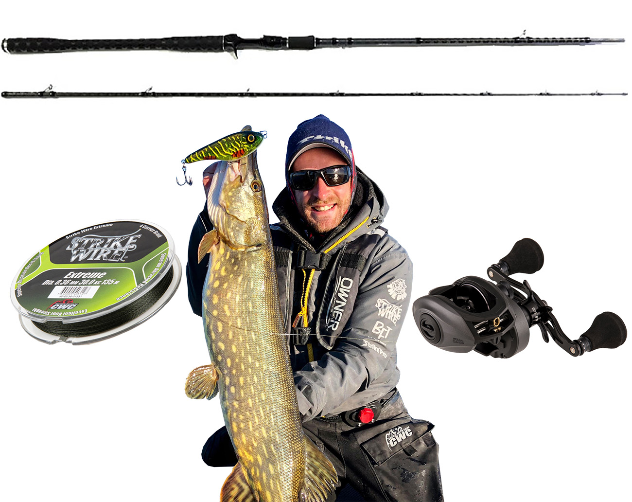 Pierre Monjarret BFT Lizzard X 8'6 XH Combo - Ambassadeur Max 41LH ...