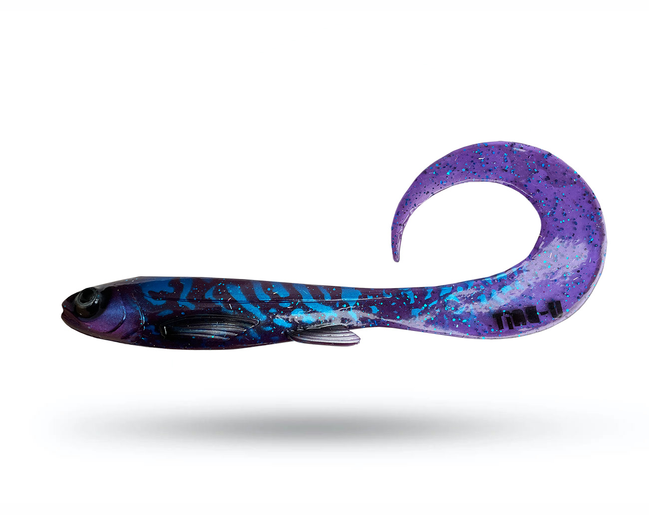 Ubait U-CuRL 30 cm - JUneBug Laken UV | Fiskedrag - Gäddjiggar